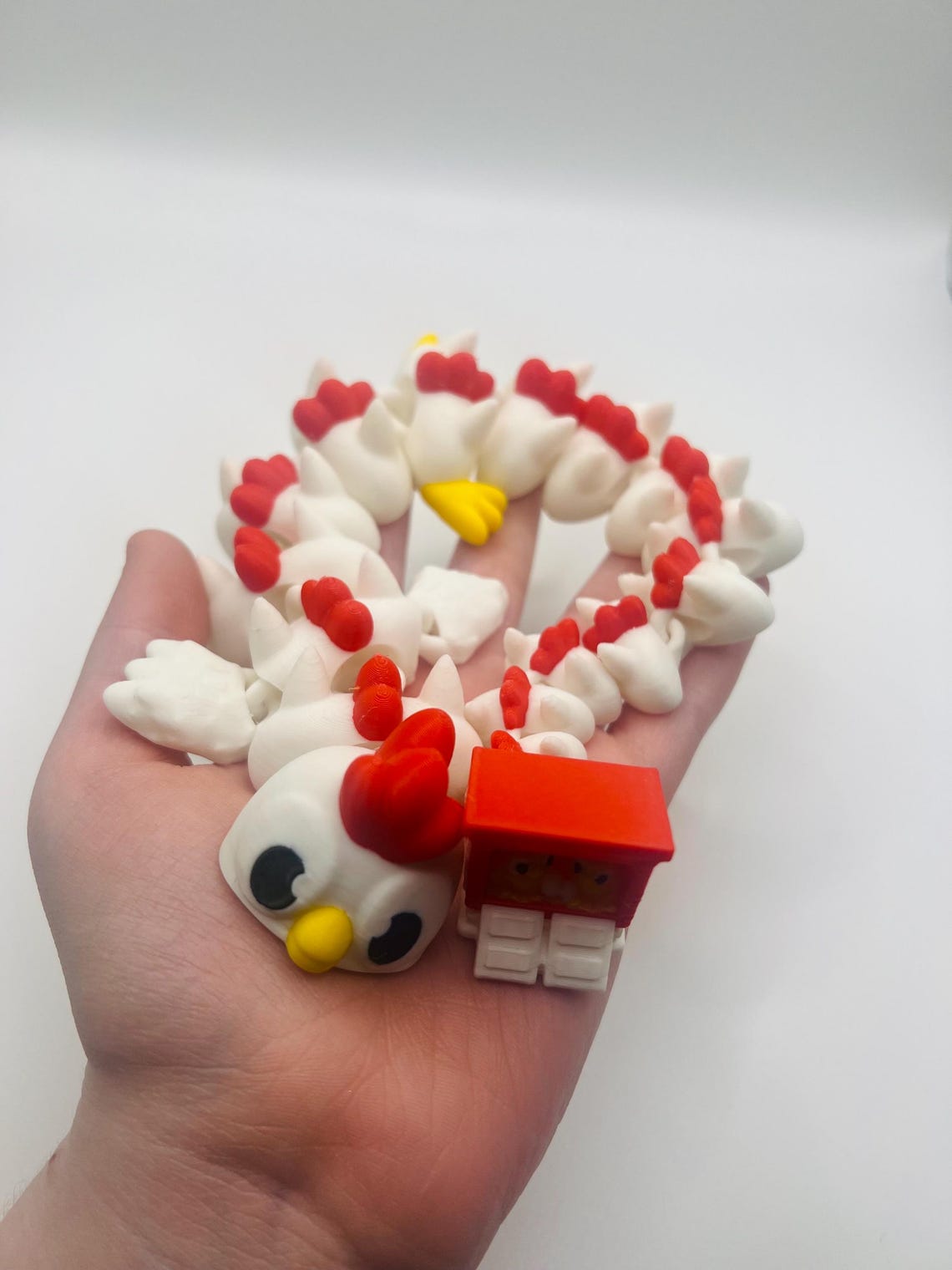 3D Printed Chicken Dragon, Flexi, Chicken, Dragon, Chicken Dragon, 3D ...