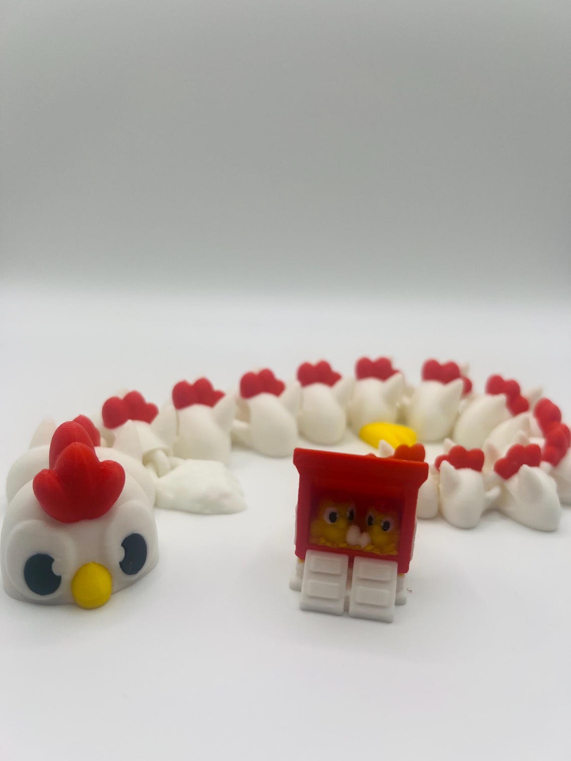 3D Printed Chicken Dragon, Flexi, Chicken, Dragon, Chicken Dragon, 3D ...