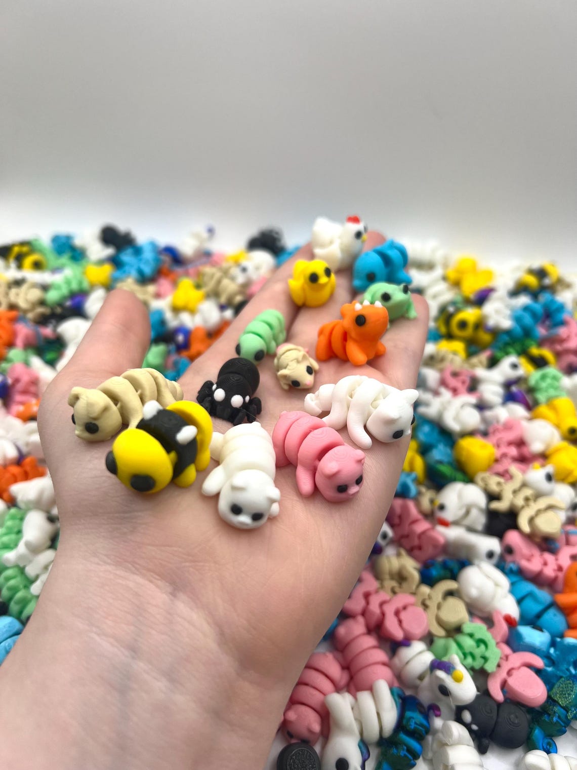 Mystery Micro Mini 3D Printed Articulated Animals - Etsy