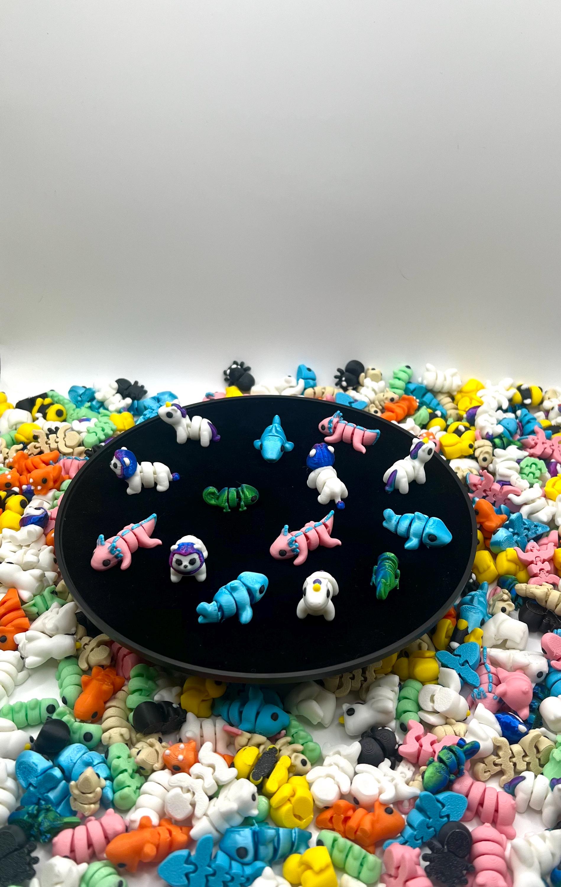 Mystery Micro Mini 3D Printed Articulated Animals, 3D Printed, Mini ...