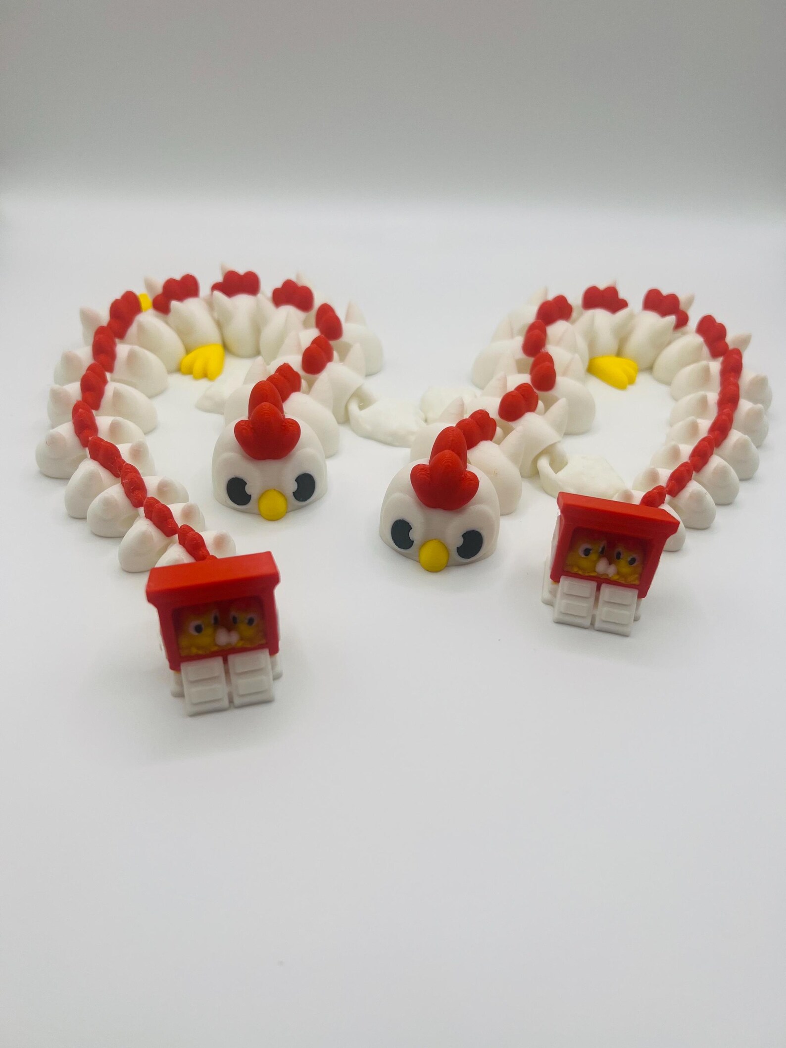3D Printed Chicken Dragon, Flexi, Chicken, Dragon, Chicken Dragon, 3D ...