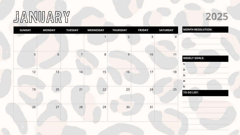 Cute 2024 Calendar for Girls Aesthetic Monthly Planner, Pink & Girly ...