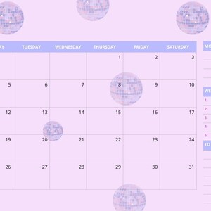Cute 2024 Calendar for Girls – Aesthetic Monthly Planner, Pink & Girly ...