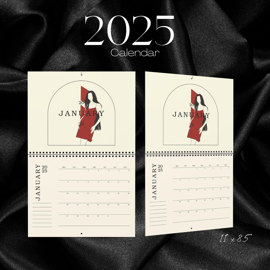 NEW 2025 Affirmations Wall Calendar, Girl Planner, Monthly Hanging ...