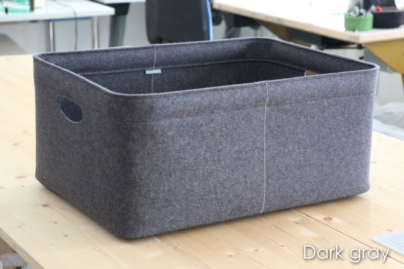 Large Size / Custom-made Felt Storage Basket / Storage Box for | Etsy