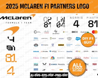 2025 Ferrari F1 Formula 1 - Partner Sponsor Vector Logos - High-quality Digital Files (svg, Pdf ...