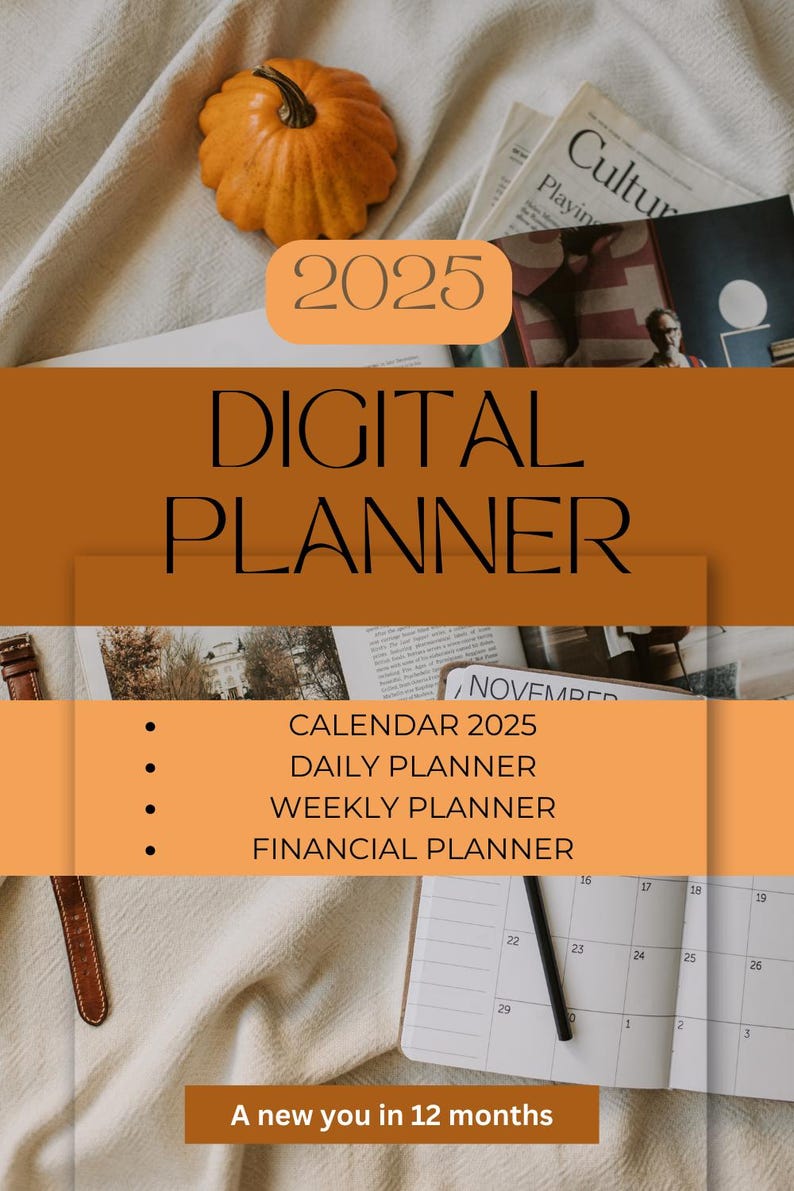 2025 Digital Planner - Etsy