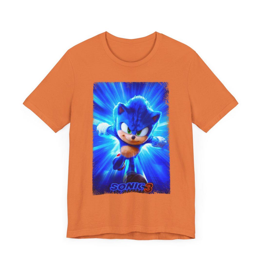 Sonic the Hedgehog 'THRICE as NICE' T-shirt, Sonic the Hedgehog 3 ...