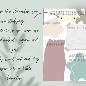 Bible Character Study Project | JW | Download | Printable | Bible ...