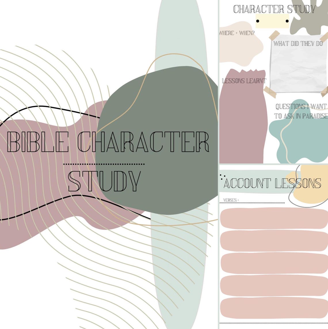 Bible Character Study Project | JW | Download | Printable | Bible ...