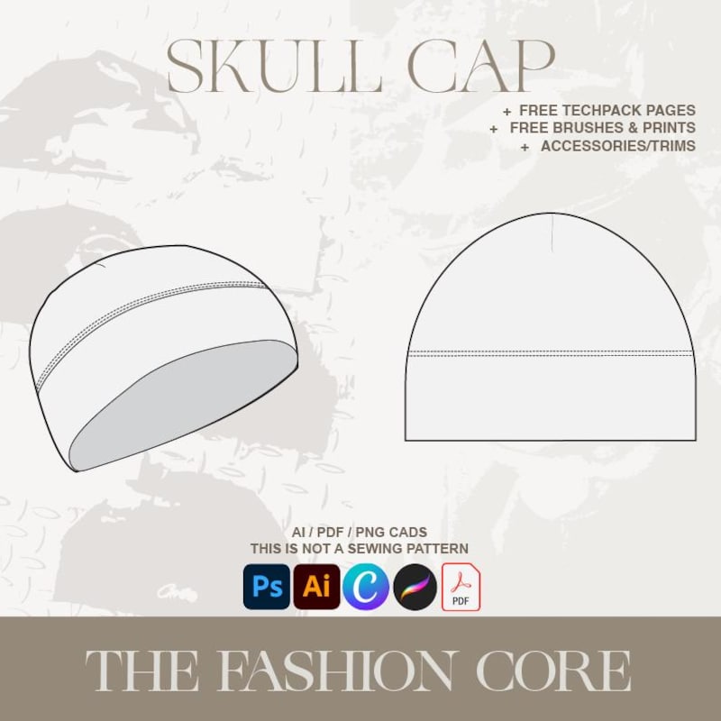 Vector Skull Cap - Etsy
