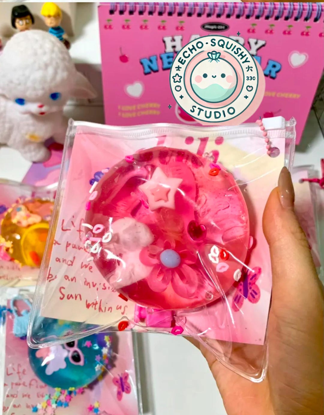 SQUISHY Ball, Pink Squishy Ball,stress Ball,squishy, Slimeball,kid ...