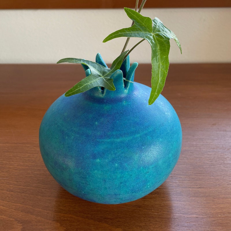 Turquoise Vase - Etsy