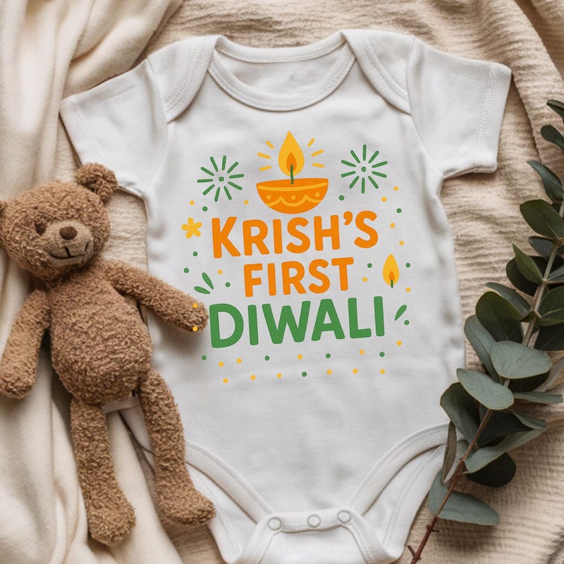 My First Diwali Girl Outfit - Etsy