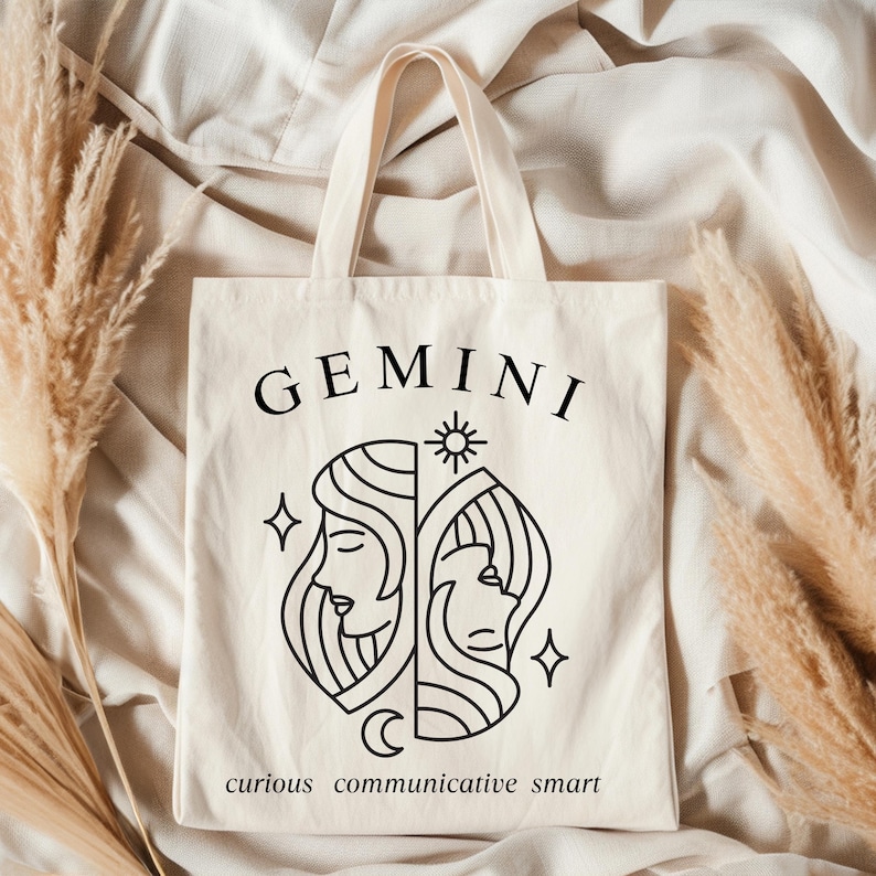 Zodiac Sign Tote Bag, Personalized Horoscope Gift - Etsy