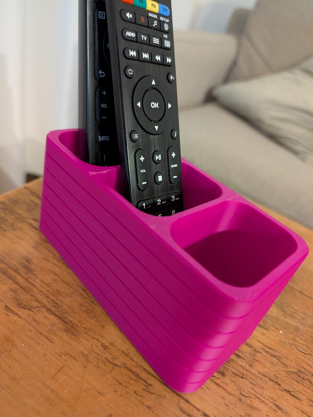 TV Remote Holder. Tidy up That Living Room With This Colourful Remote ...