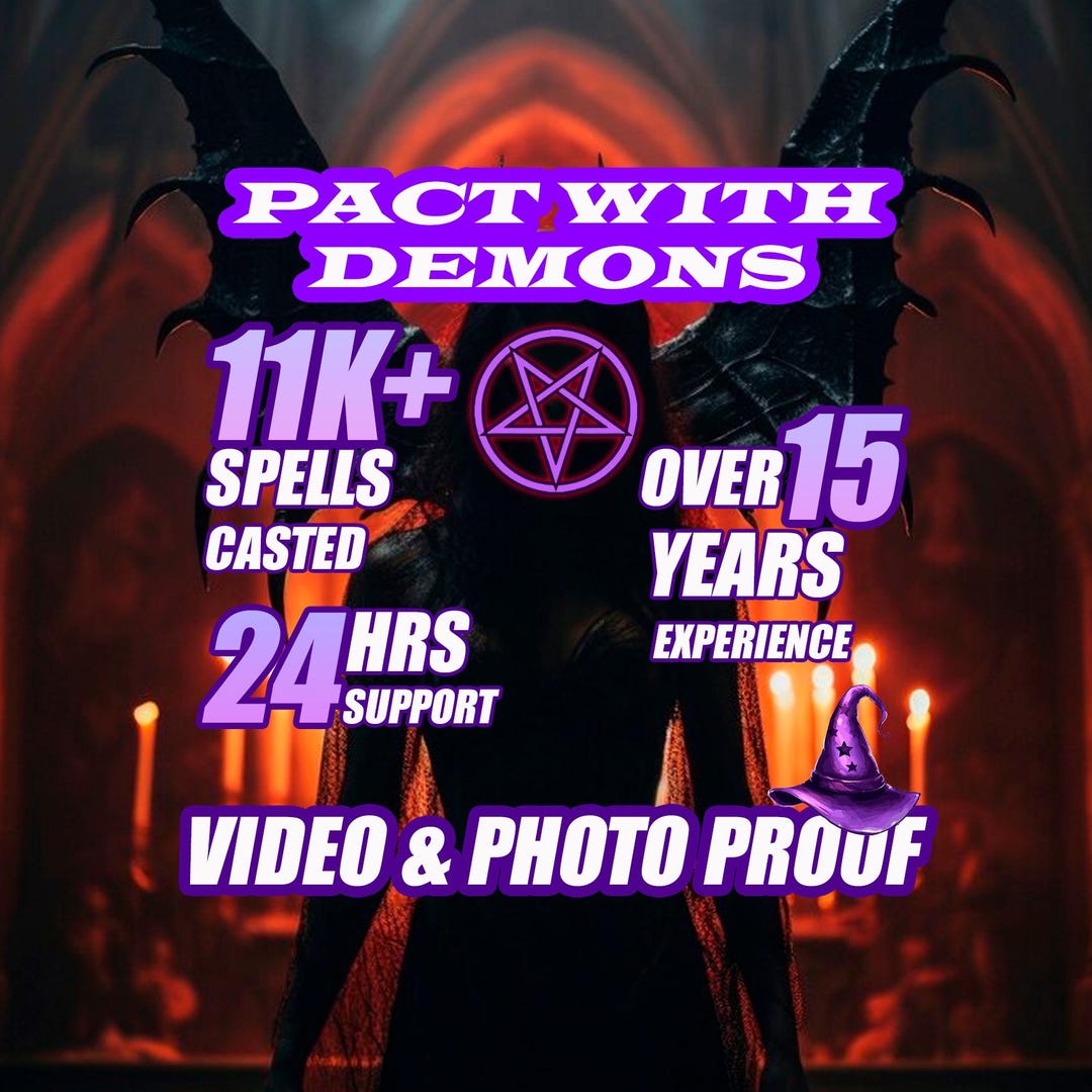 Pact With Dark Lord. Lucifer Sacred Pact. Real Magic That Works. - Etsy