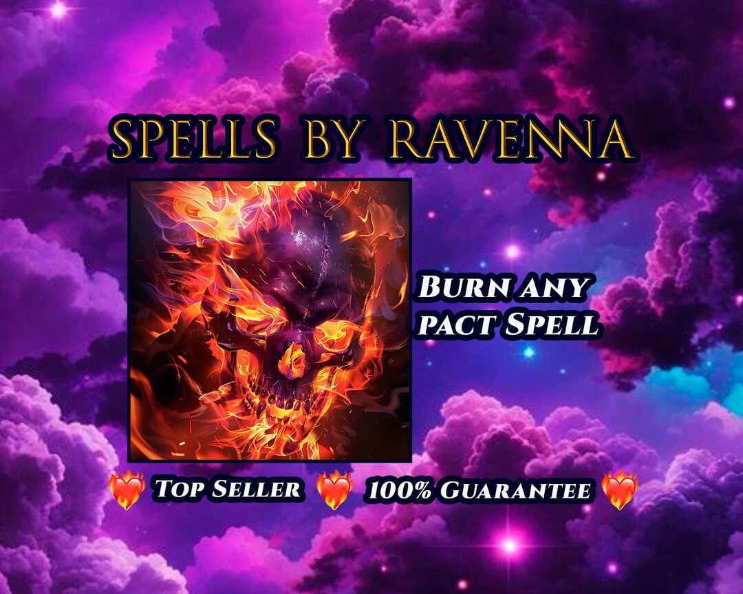 Burn the Pact. Break Pact With Demons or Entities - Etsy