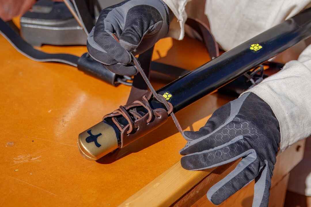 Leather Medieval Baldric Back Sling Sheath Leather Sling Holster With ...