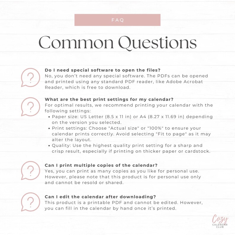 Printable Monthly Calendar - December 2025 PDF Download - Watercolor ...