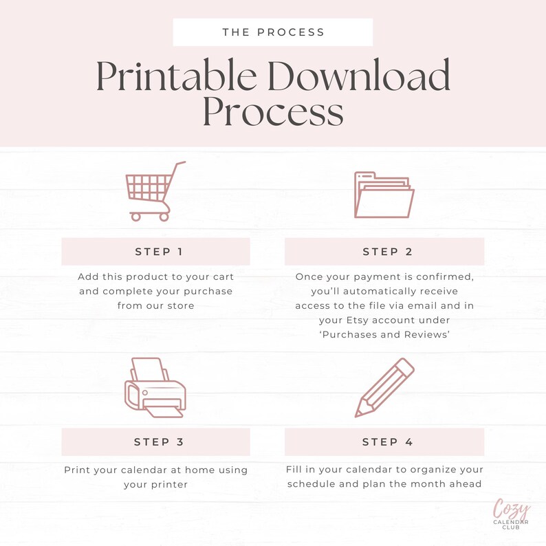 PRINTABLE Monthly Calendar, March 2026 PDF Instant Download, St ...