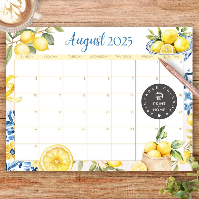 Monthly Calendar Tiles - Etsy