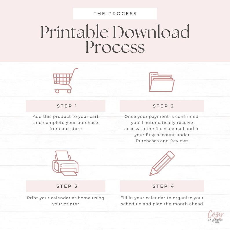PRINTABLE Monthly Calendar, January 2026 PDF Download, Watercolor Polar ...