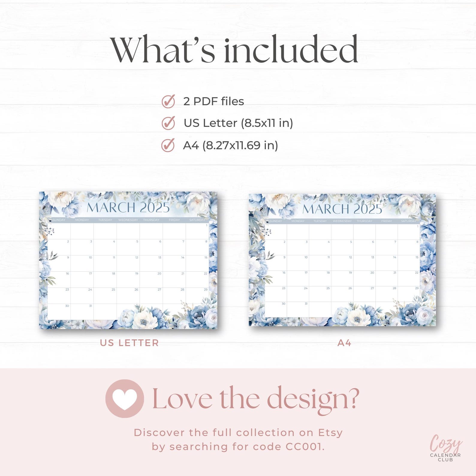 Printable Monthly Calendar - March 2025 PDF Download - Watercolor ...