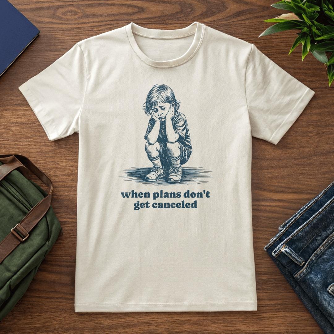 When Plans Don’t Get Canceled T-shirt - Funny Introvert Design With ...