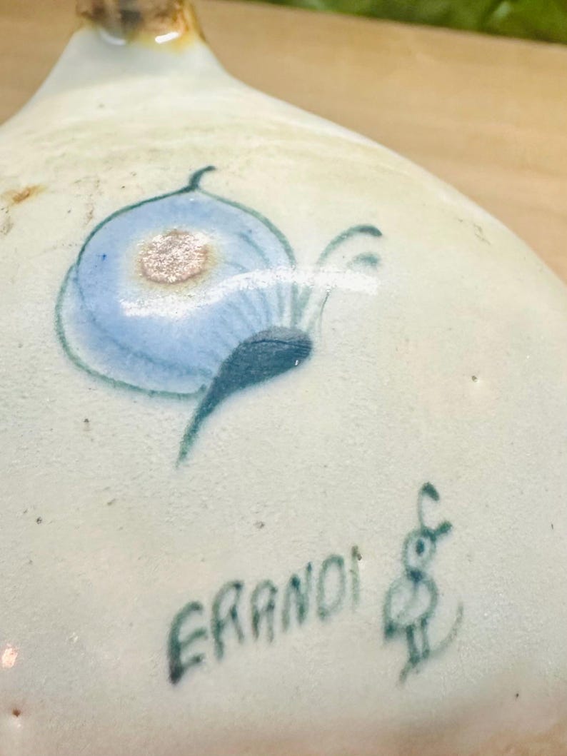 Erandi Pottery Stoneware Rooster Chicken Mexican Made Folk Art Pottery ...