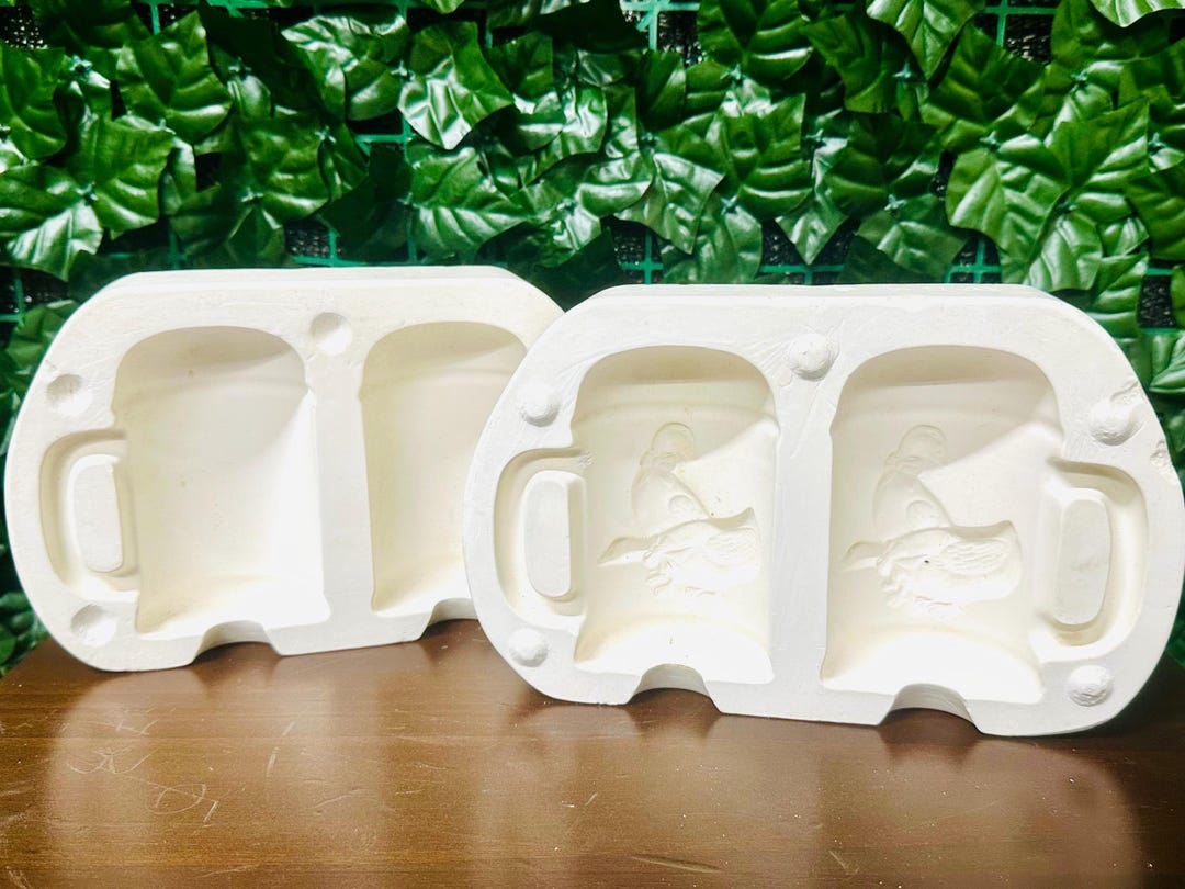 Duck Salt & Pepper Slip Casting Mold Ceramic Pottery Large Salt and ...