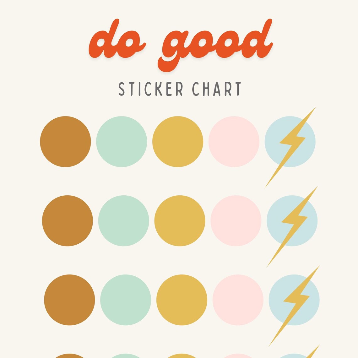 Printable Music Sticker Reward Chart for Kids | Sticker Chart | Instant ...