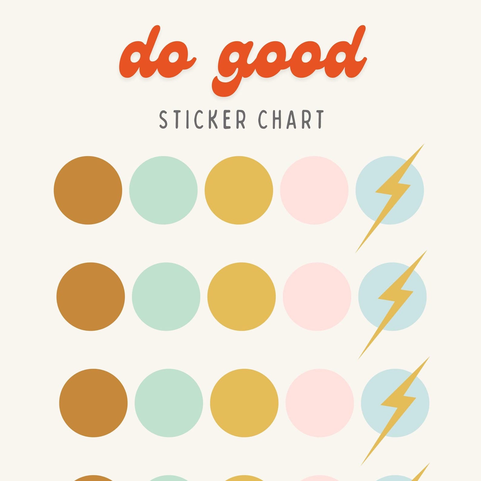 Printable Music Sticker Reward Chart for Kids | Sticker Chart | Instant ...