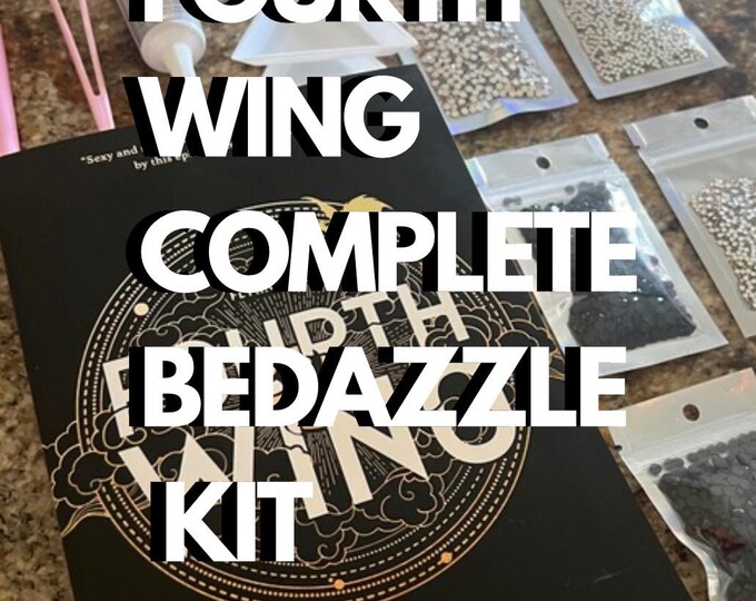 Fourth Wing Book Bedazzle Kit (paperback) - Etsy