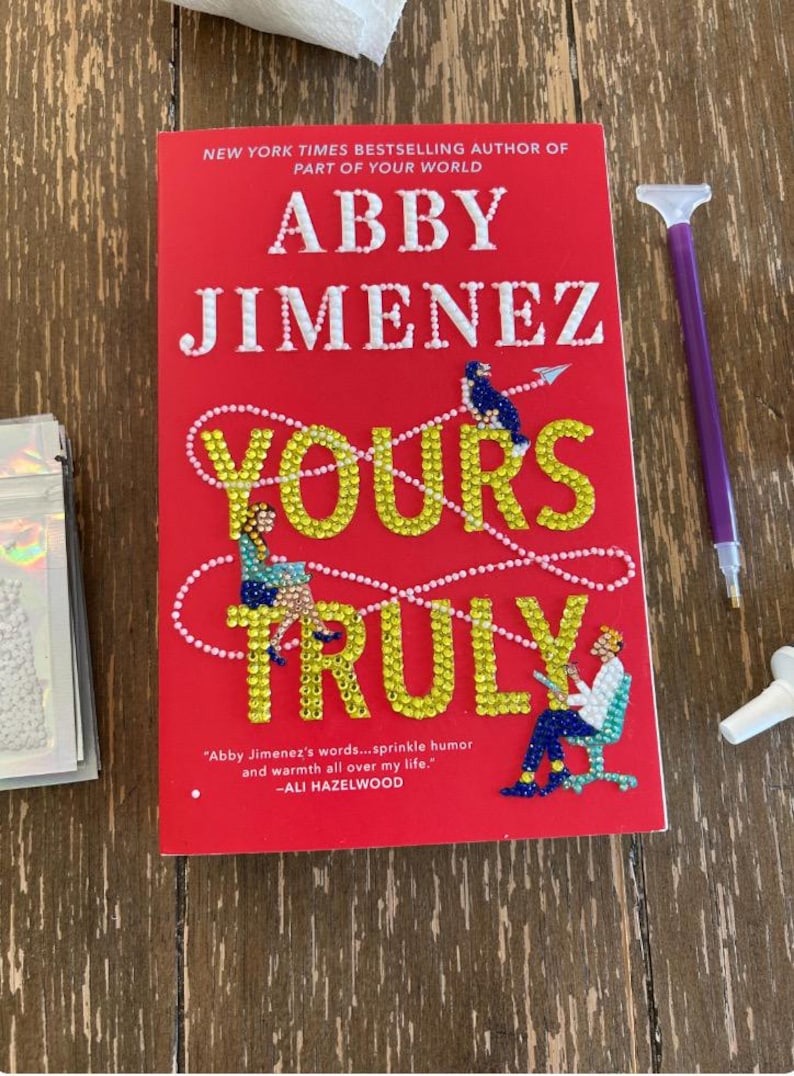 Custom Book Bedazzle Kit (message Before Purchasing) - Etsy