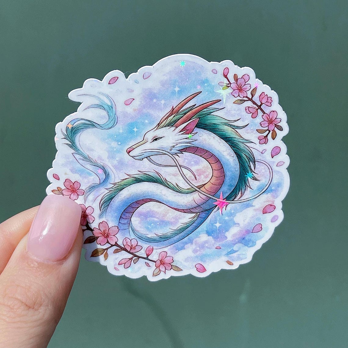 Spirited Away Studio Ghibli: Haku Dragon Form Vinyl Sticker - Etsy