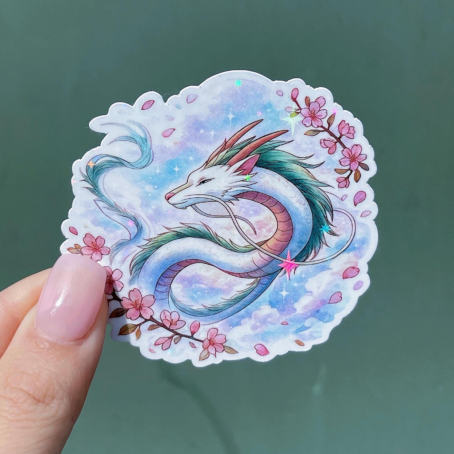Spirited Away Studio Ghibli: Haku Dragon Form Vinyl Sticker - Etsy