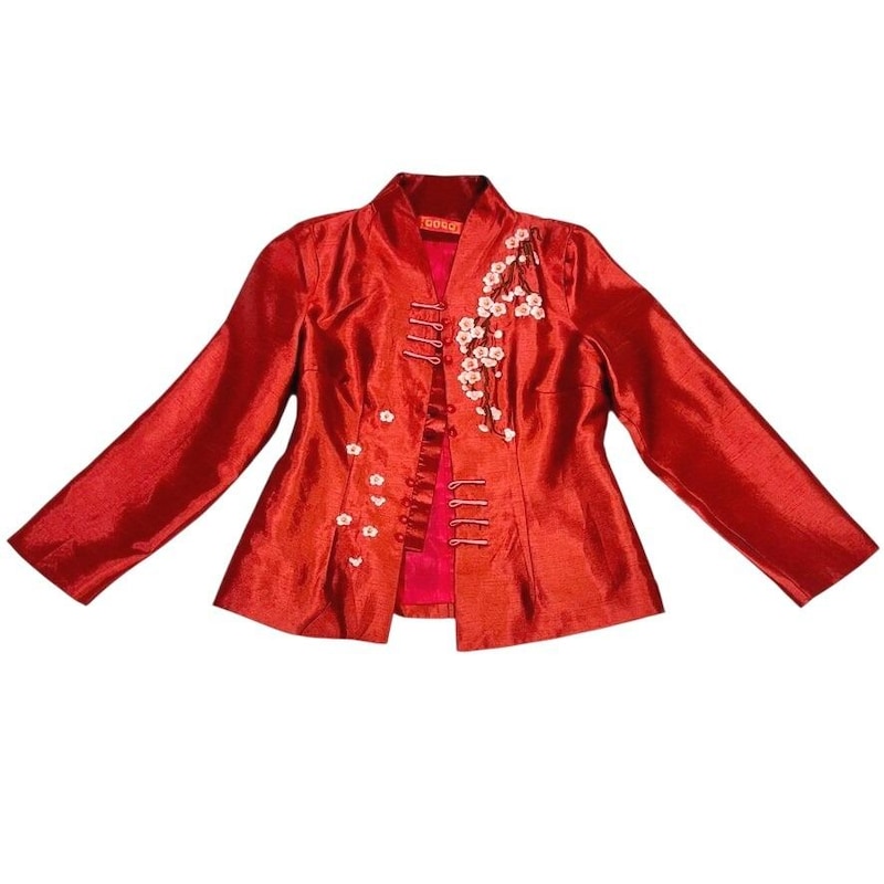 Mandarin Silk Jackets - Etsy