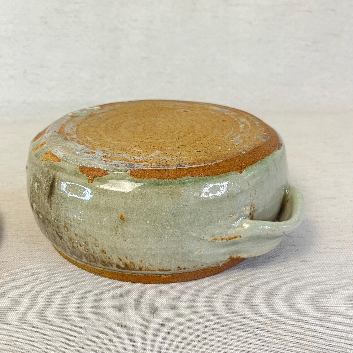 Vintage Stoneware Casserole Dish | 1970s Studio Pottery | Rustic Lidded ...