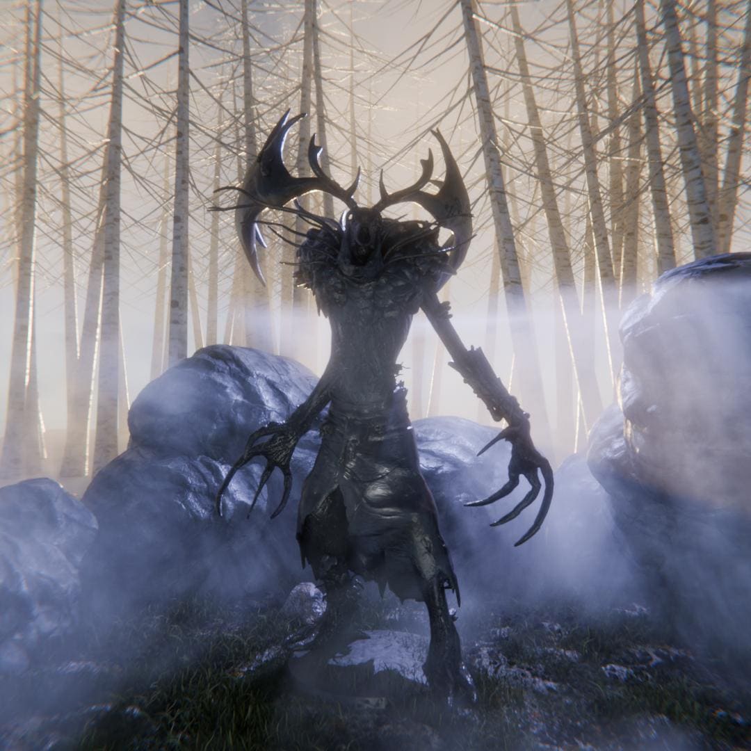 Leshen Miniature Inspired by the Witcher | 3D Printed Eco-resin ...