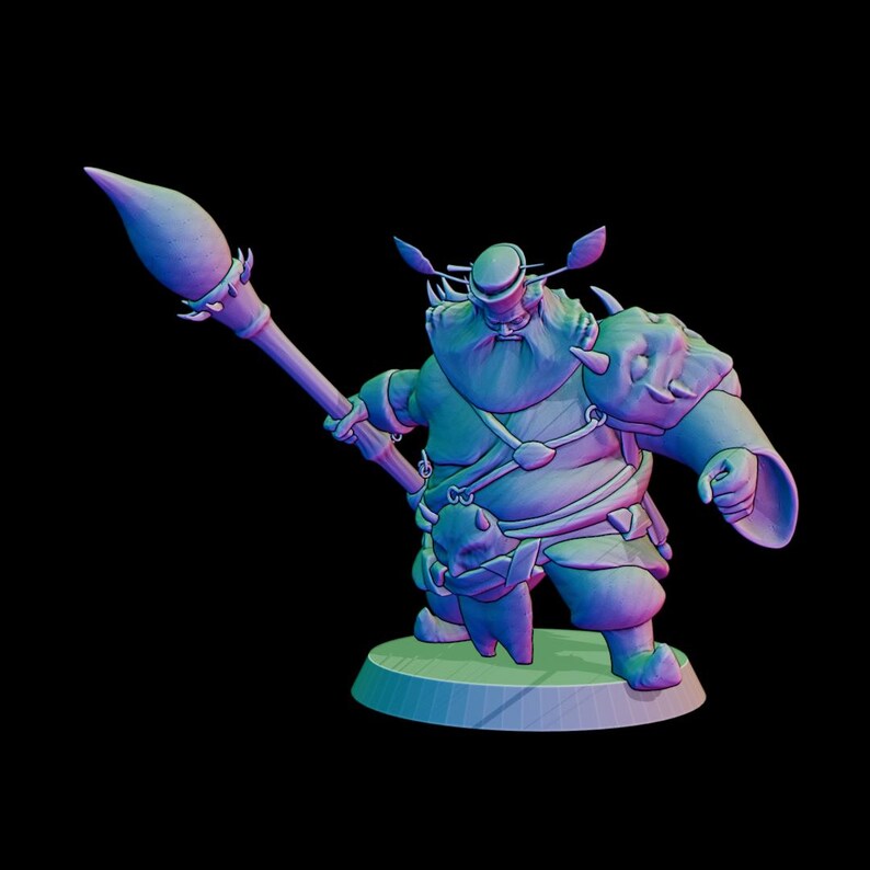 Zhong Kui Tabletop Miniature – Smite-inspired Demon Queller | 3D ...