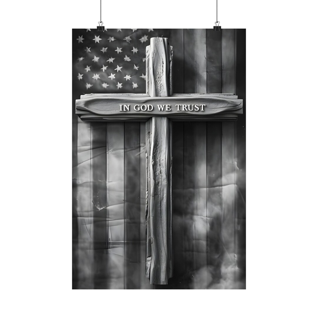 In GOD We Trust Poster - Etsy
