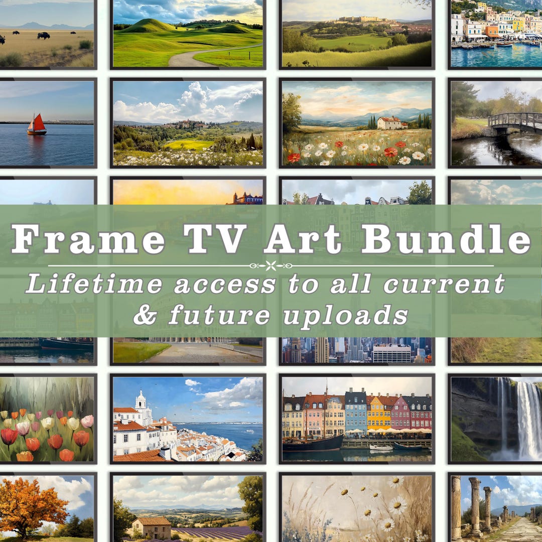 Frame TV Artwork Bundle Complete Store Collection, Access to All ...