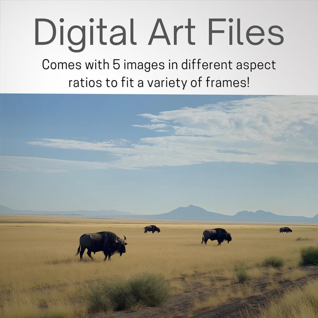 Southwestern Prairie Travel Wall Art Landscape Vintage Style Painting ...