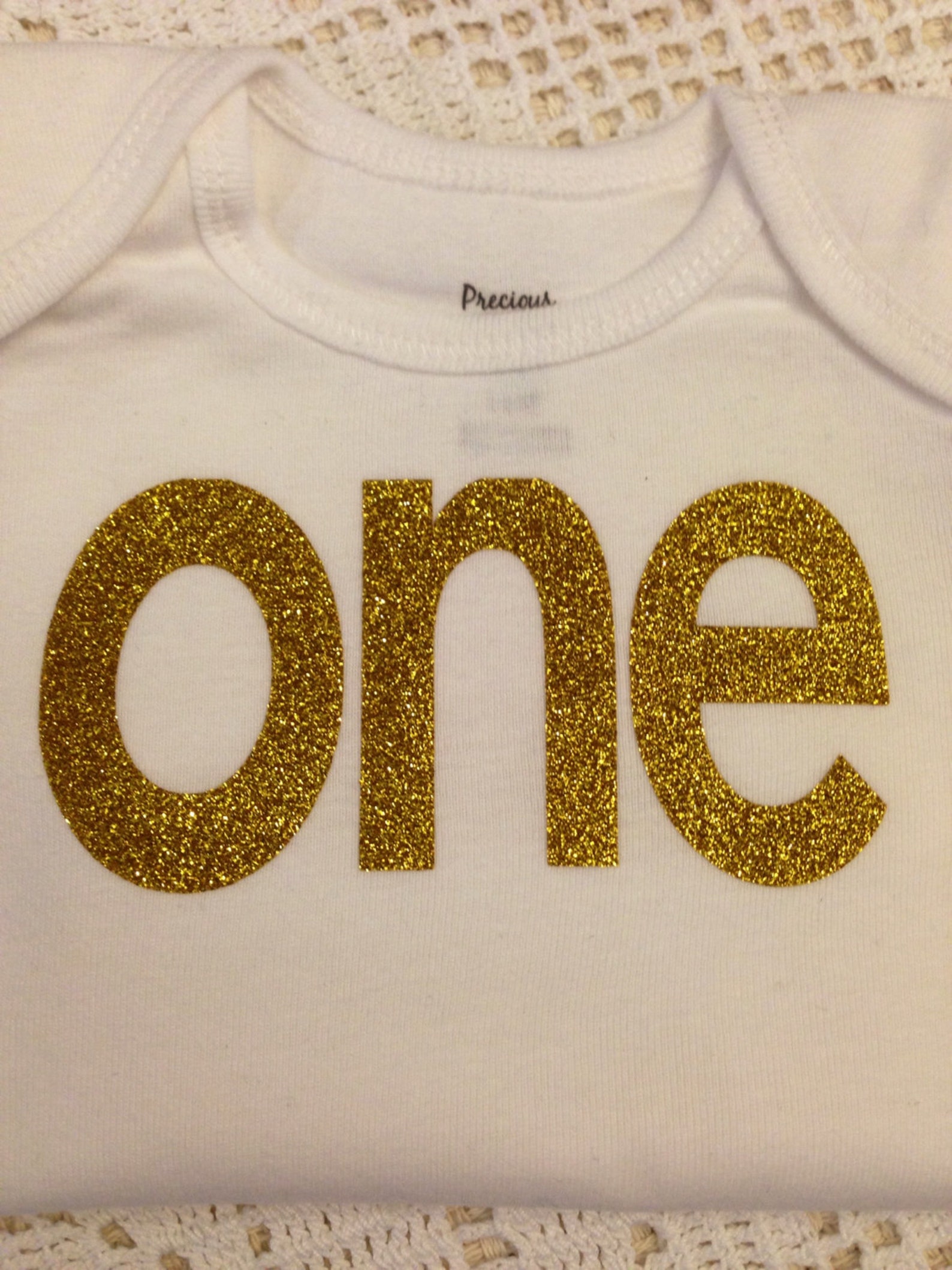Gold Glitter Iron-on Vinyl one Lettering for - Etsy