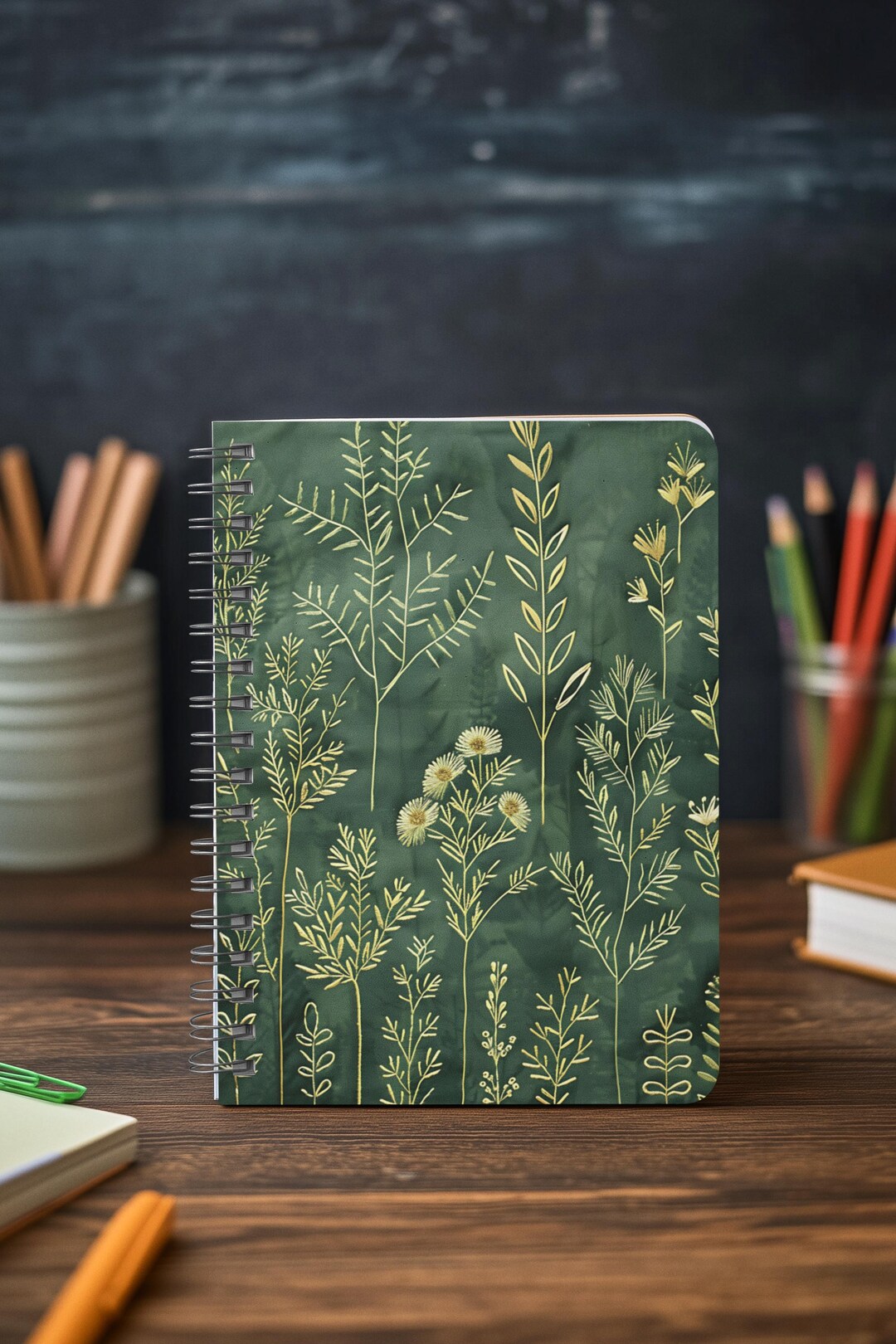 Floral Spiral Notebook - 5x7 Ruled Journal for Writers & Dreamers ...