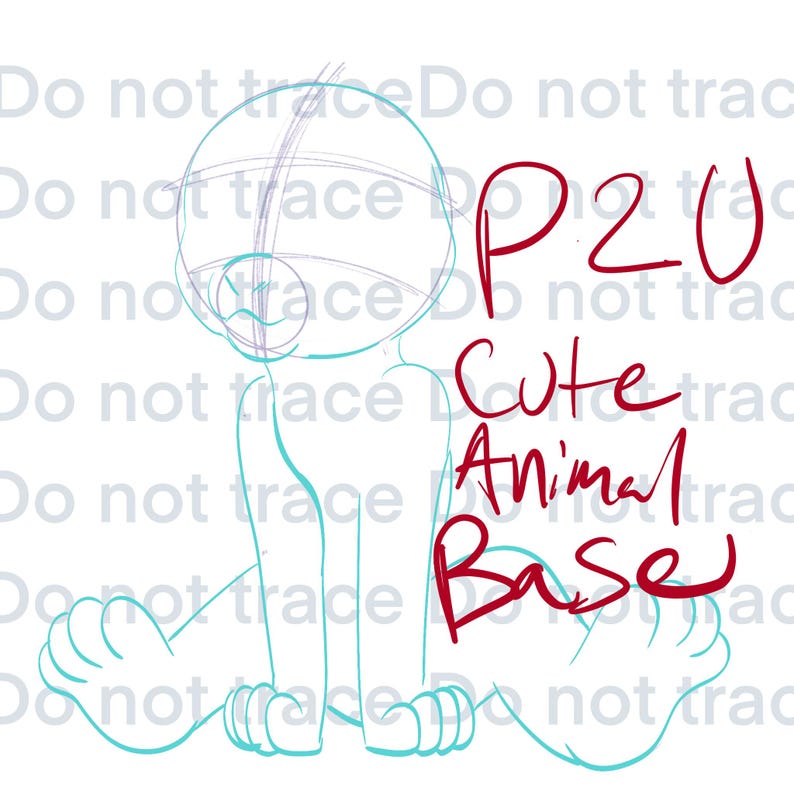 Pay 2 Use Cute Animal Bases for Beginners - Etsy