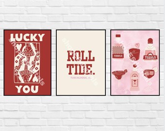 Custom College Decor Posters, Wall Art, College Dorm Decor, Dorm Room ...