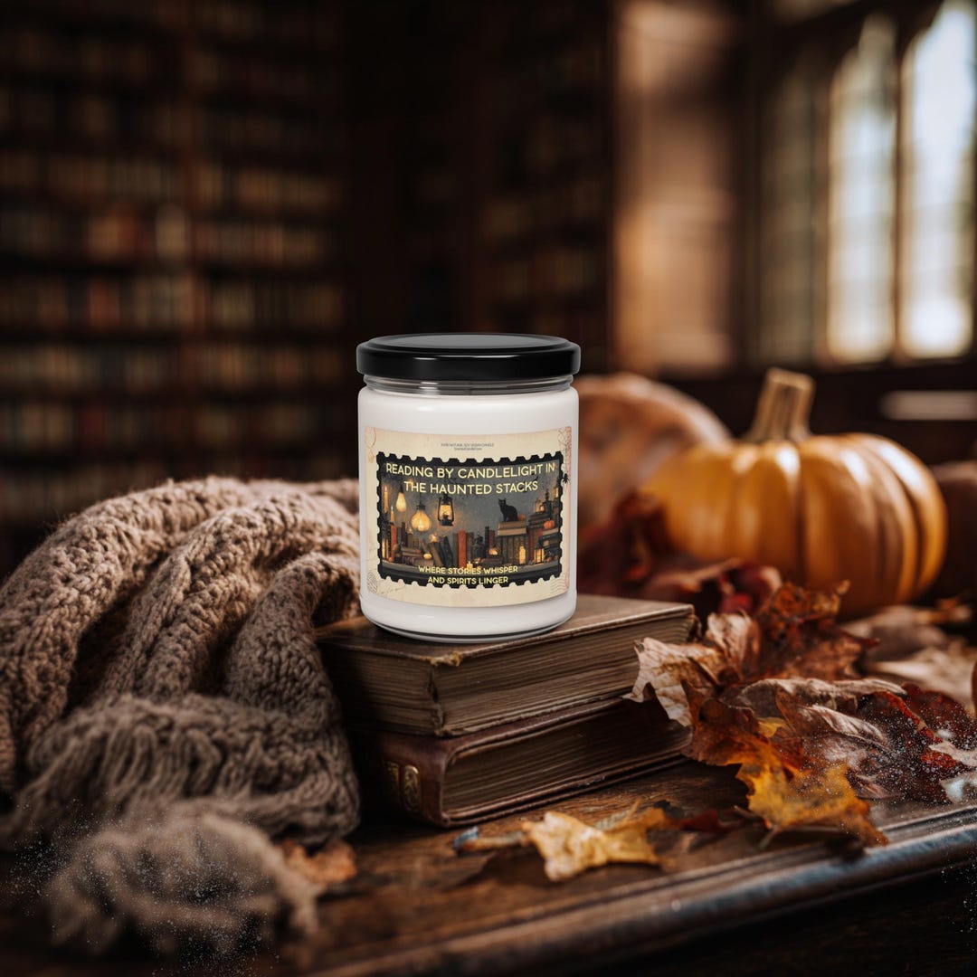 Dark Academia Candle, Reading Nook Decor, Haunted Library Gift ...