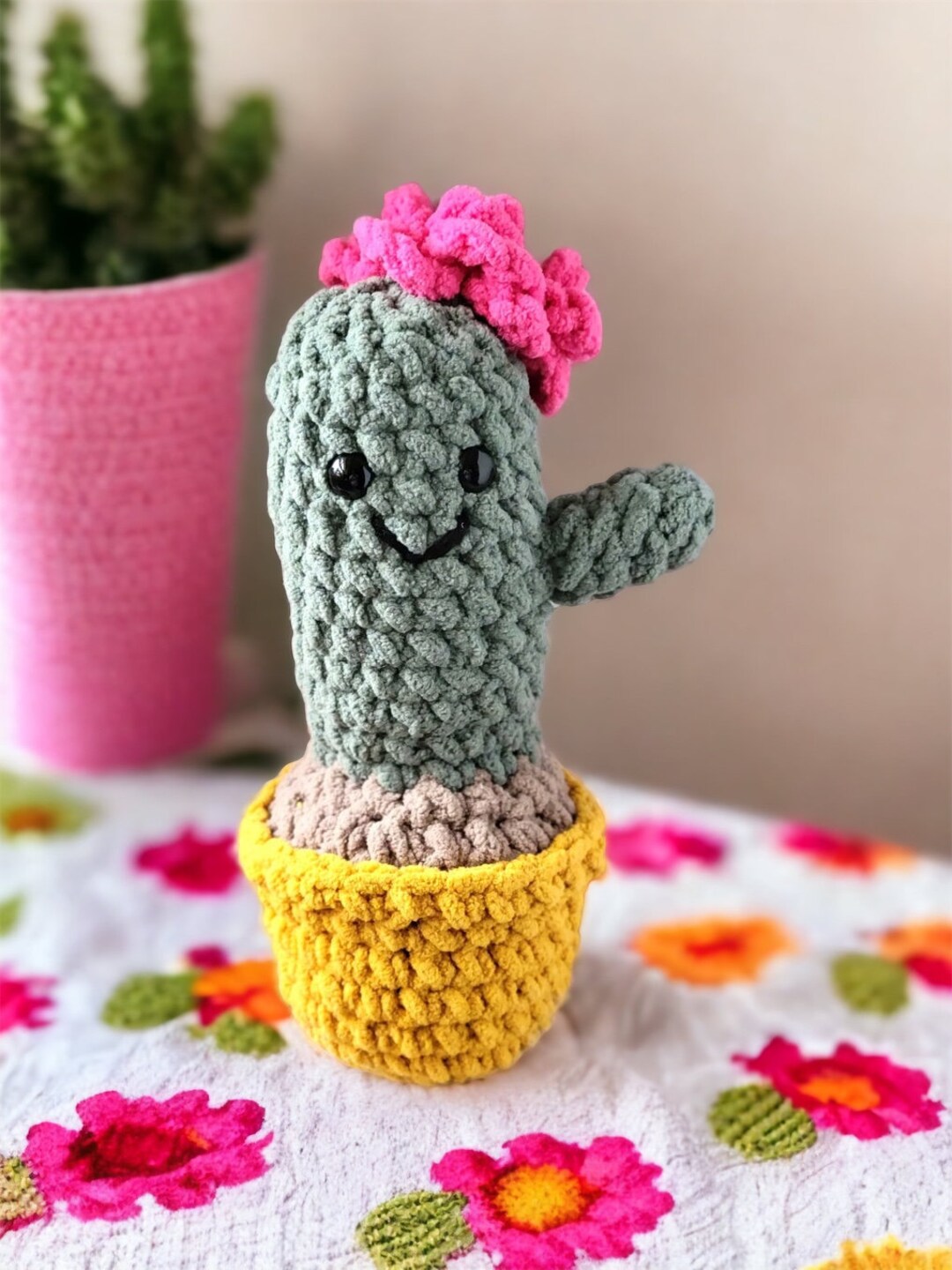 Cactus Plushie Crochet Cacti Plush Crochet Cactus Crochet - Etsy